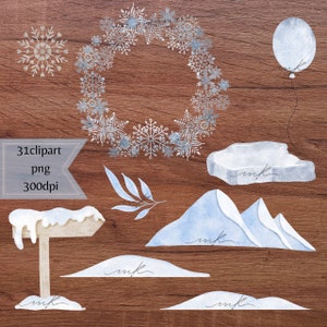 ARTIC Pattern, ARTIC Png , Winter, Printable, Scrapbooking, Nordic ...