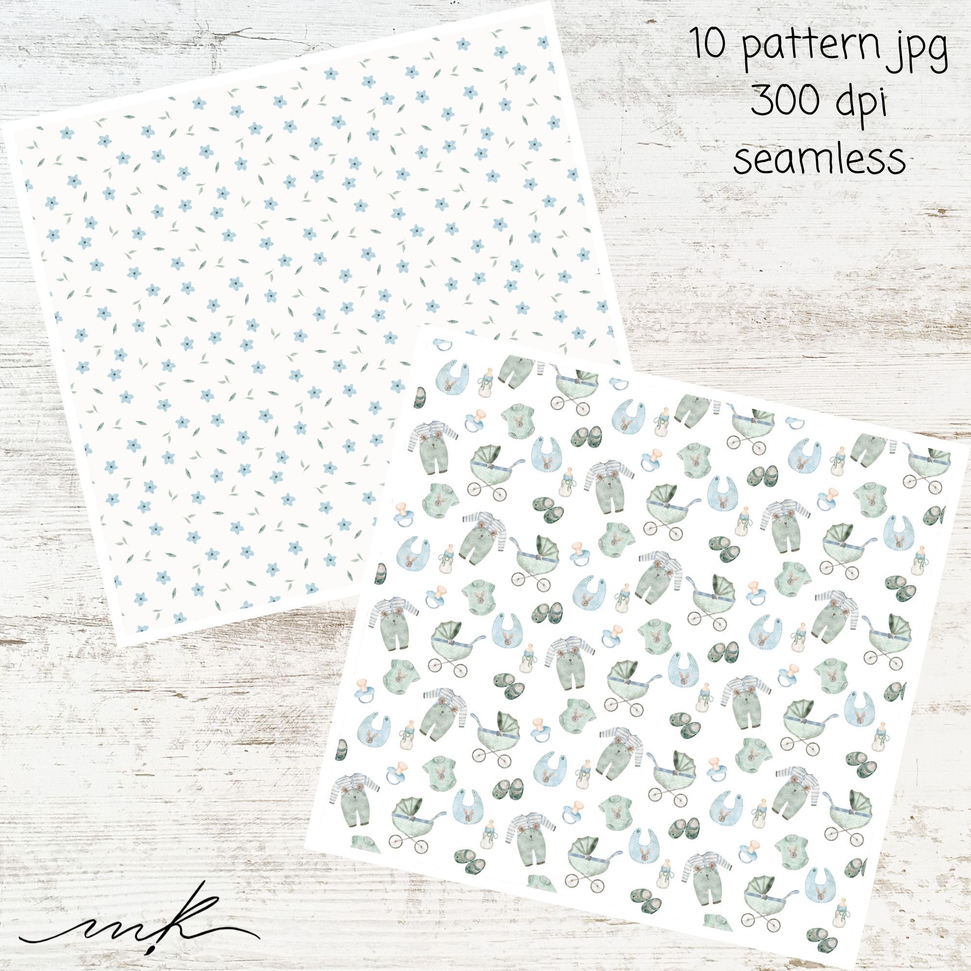 Oh Baby , Digital Paper, Digital Pattern, Baby, Nursery Printable, Baby ...