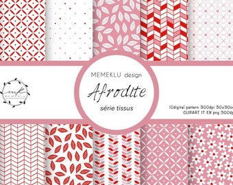 12 Floral Boho Digital Paper Set, Seamless Textures, Flower Patterns ...