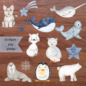 ARTIC Pattern, ARTIC Png , Winter, Printable, Scrapbooking, Nordic ...