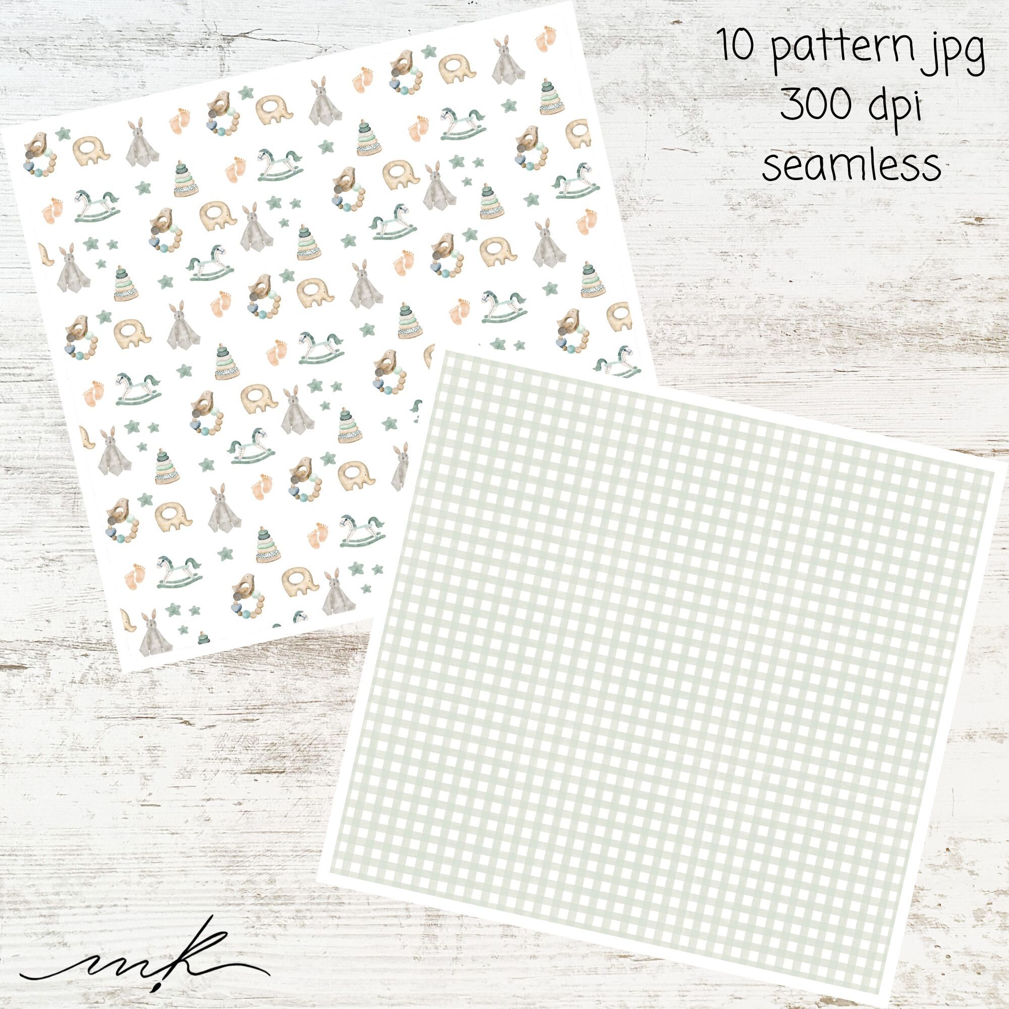 Oh Baby , Digital Paper, Digital Pattern, Baby, Nursery Printable, Baby ...