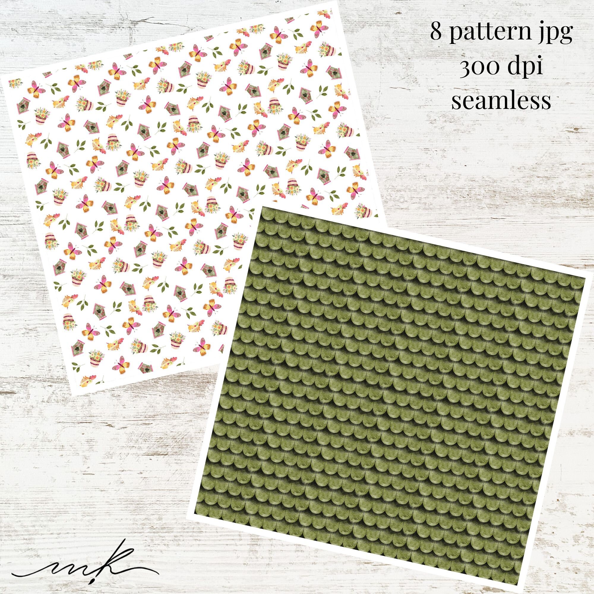 GARDEN DIGITAL PATTERN Digital Pattern Butterfly Pattern - Etsy