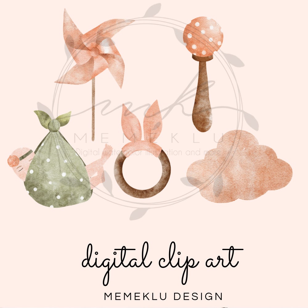 HELLO BABY PINK Digital Paper Digital Pattern Baby | Etsy