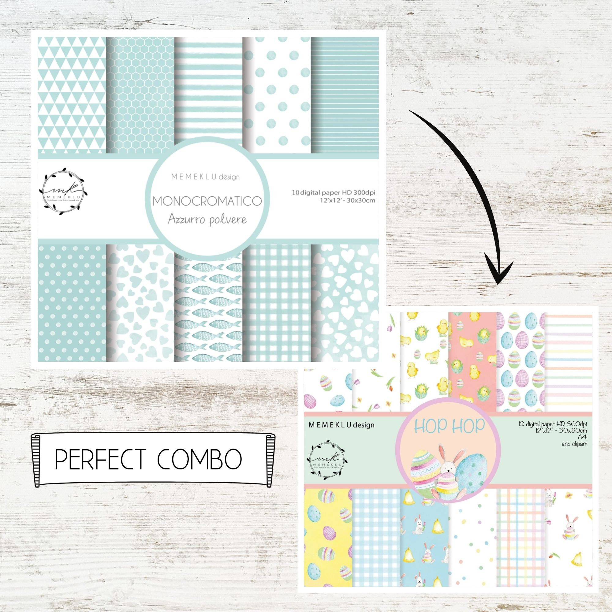 MONOCHROME DIGITAL PAPER Light Blue Digital Papers, Scrapbooking Paper ...