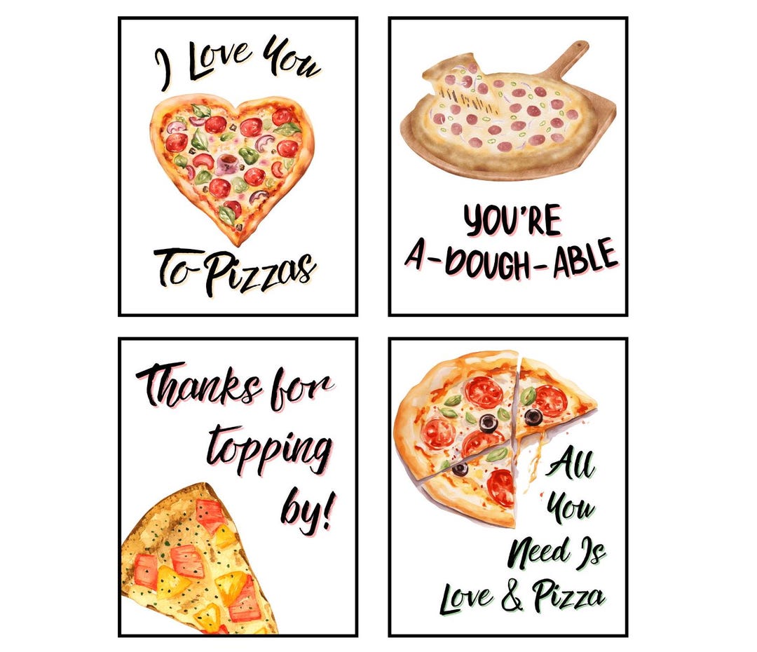 Pizza Party Printables, Anniversary Party, Engagement Party, Wedding ...