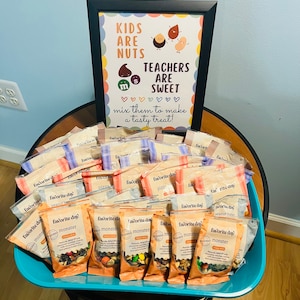 Teacher Appreciation Gift, Trail Mix, Kids Are Nuts, Teachers Are Sweet ...