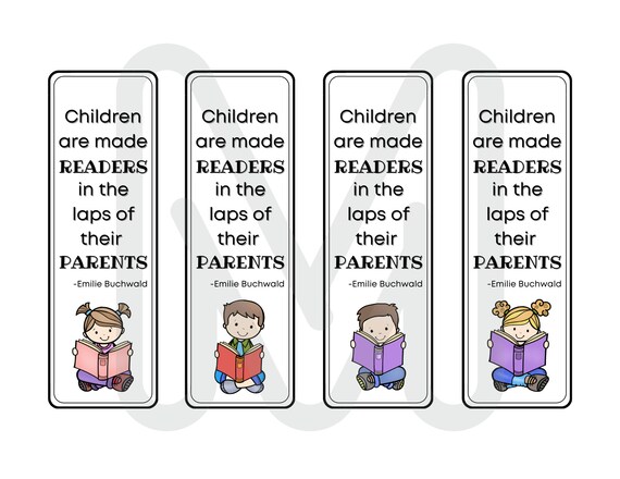 Printable Bookmarks Parent Gift Teacher Back to School - Etsy