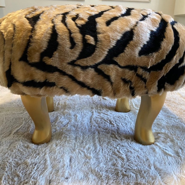 Fur Stool - Etsy