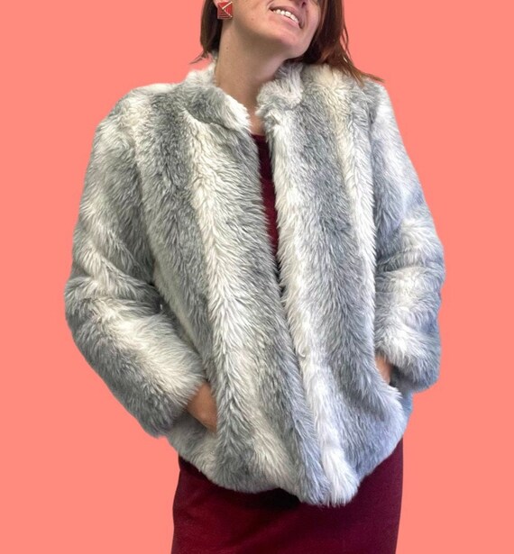 1960s 70s faux fox - Gem