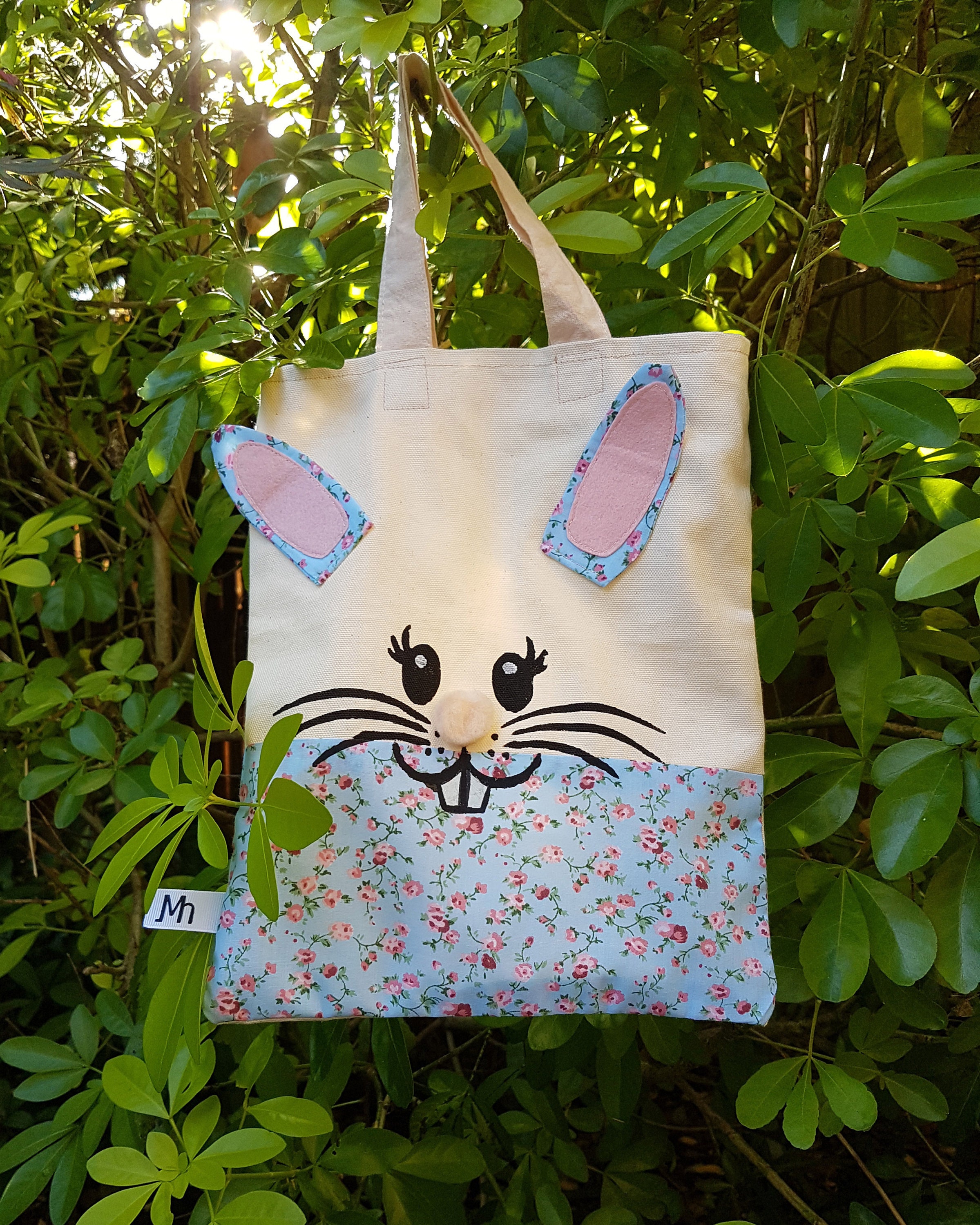 Bunny Rabbit Tote Bag Gift for Toddlers Mini Tote Bag - Etsy UK