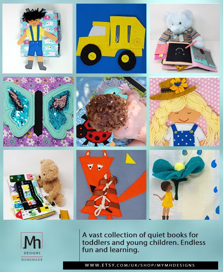 Toddler Quiet Book: shapes, Shapes Activity Book, Sensory Busy Book ...