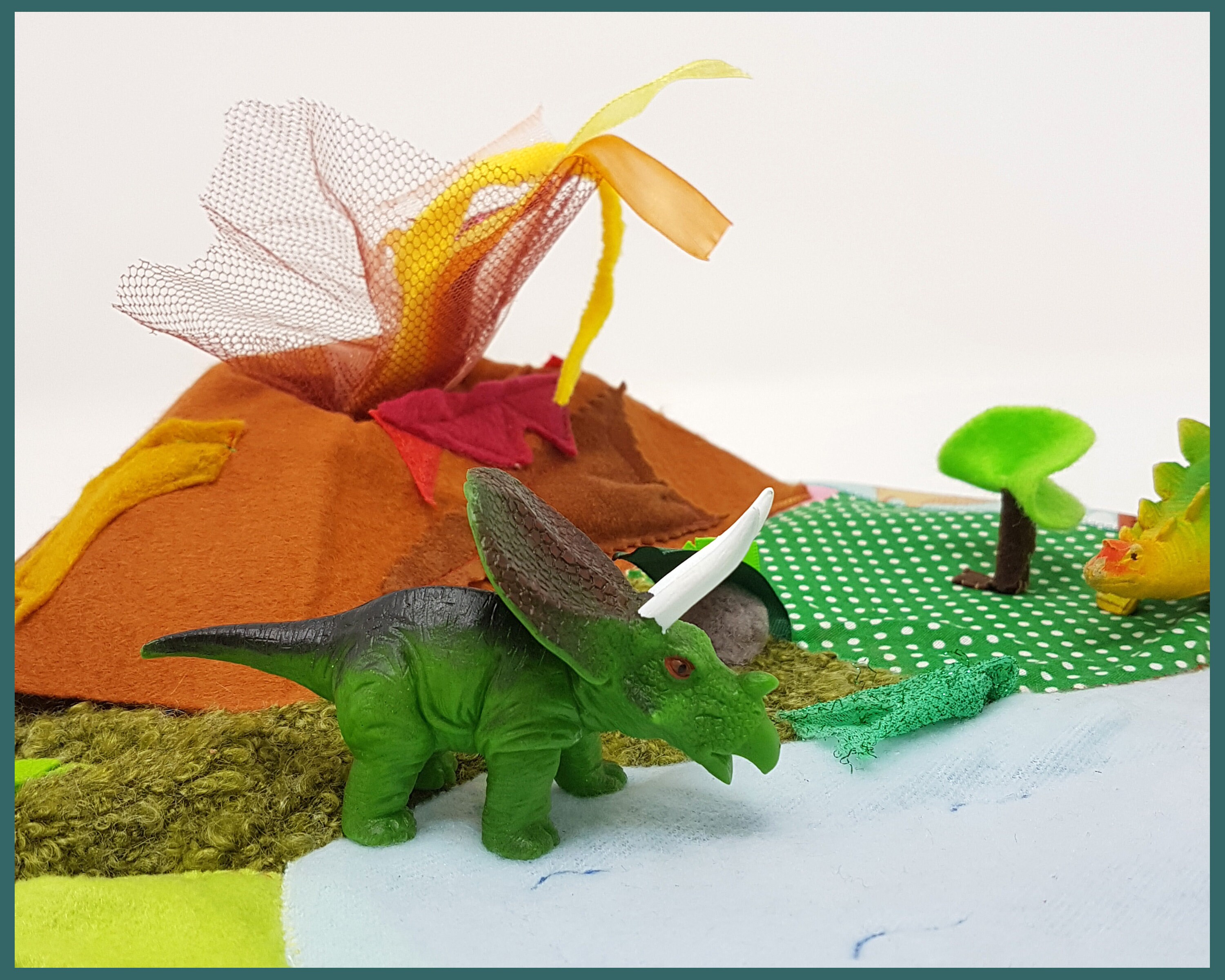 Dinosaur Land Play Mat Roll up Quiet Play Mat Quiet Book - Etsy