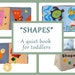 Toddler Quiet Book: shapes, Shapes Activity Book, Sensory Busy Book ...