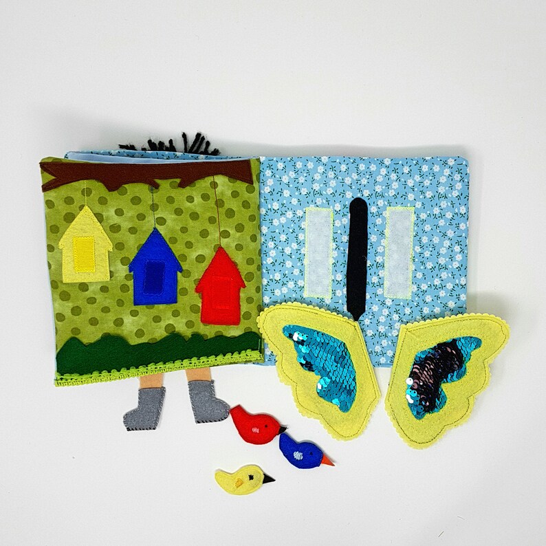 Activity Book: my Garden Pets, Quiet Book for Boys, Montessori Busy ...