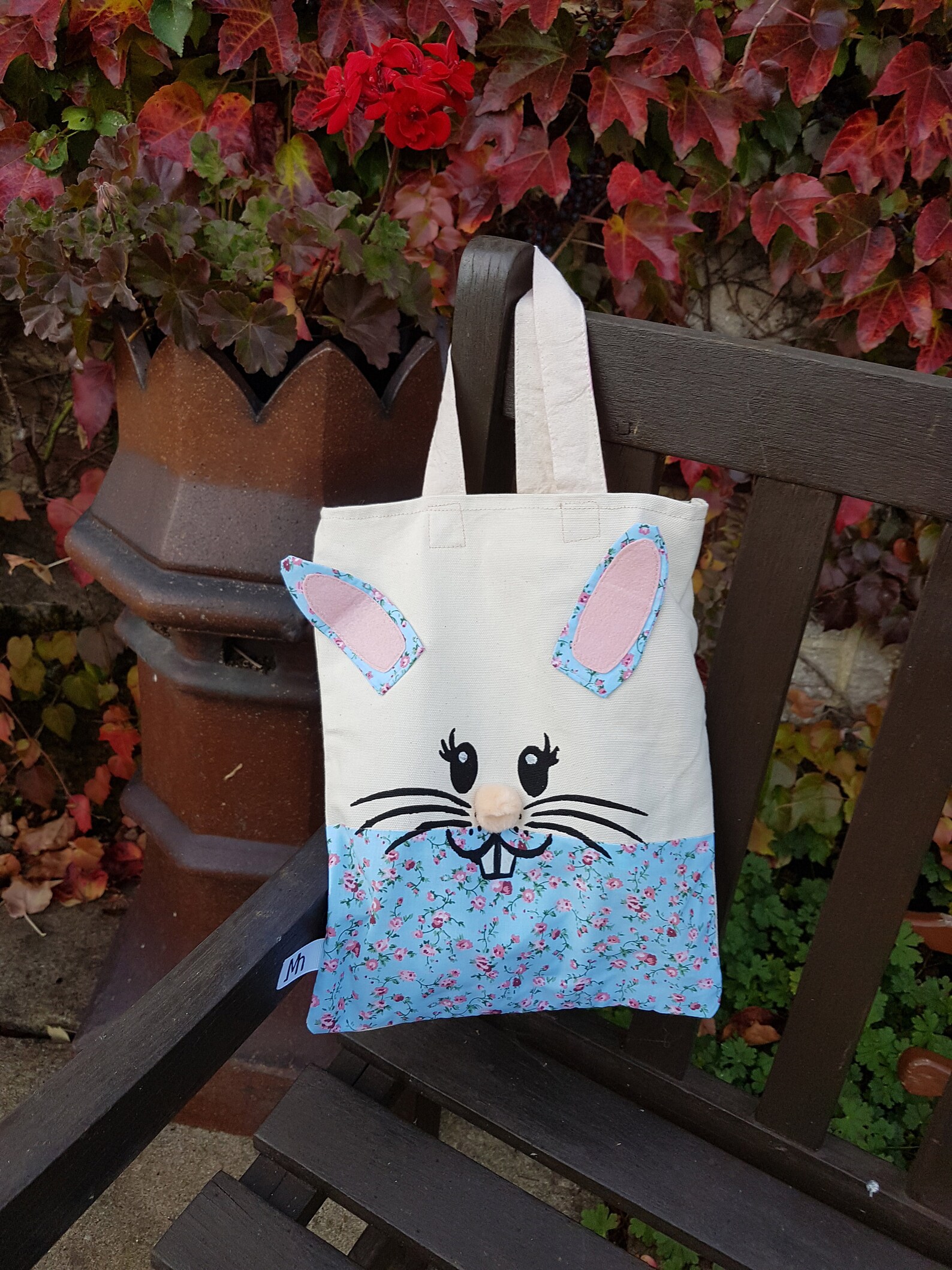 Bunny Rabbit Tote Bag Gift for Toddlers Mini Tote Bag - Etsy UK