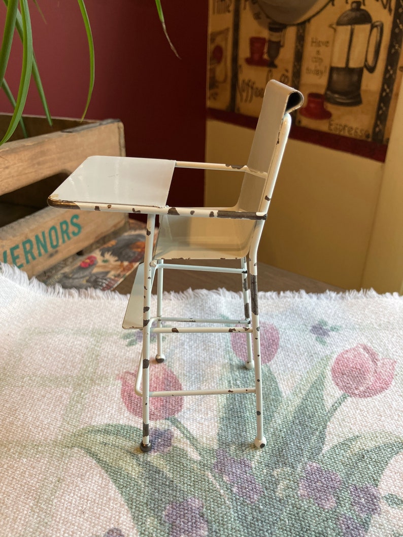 Vintage Cute White Metal Doll House High Chair , 1970’s - Etsy
