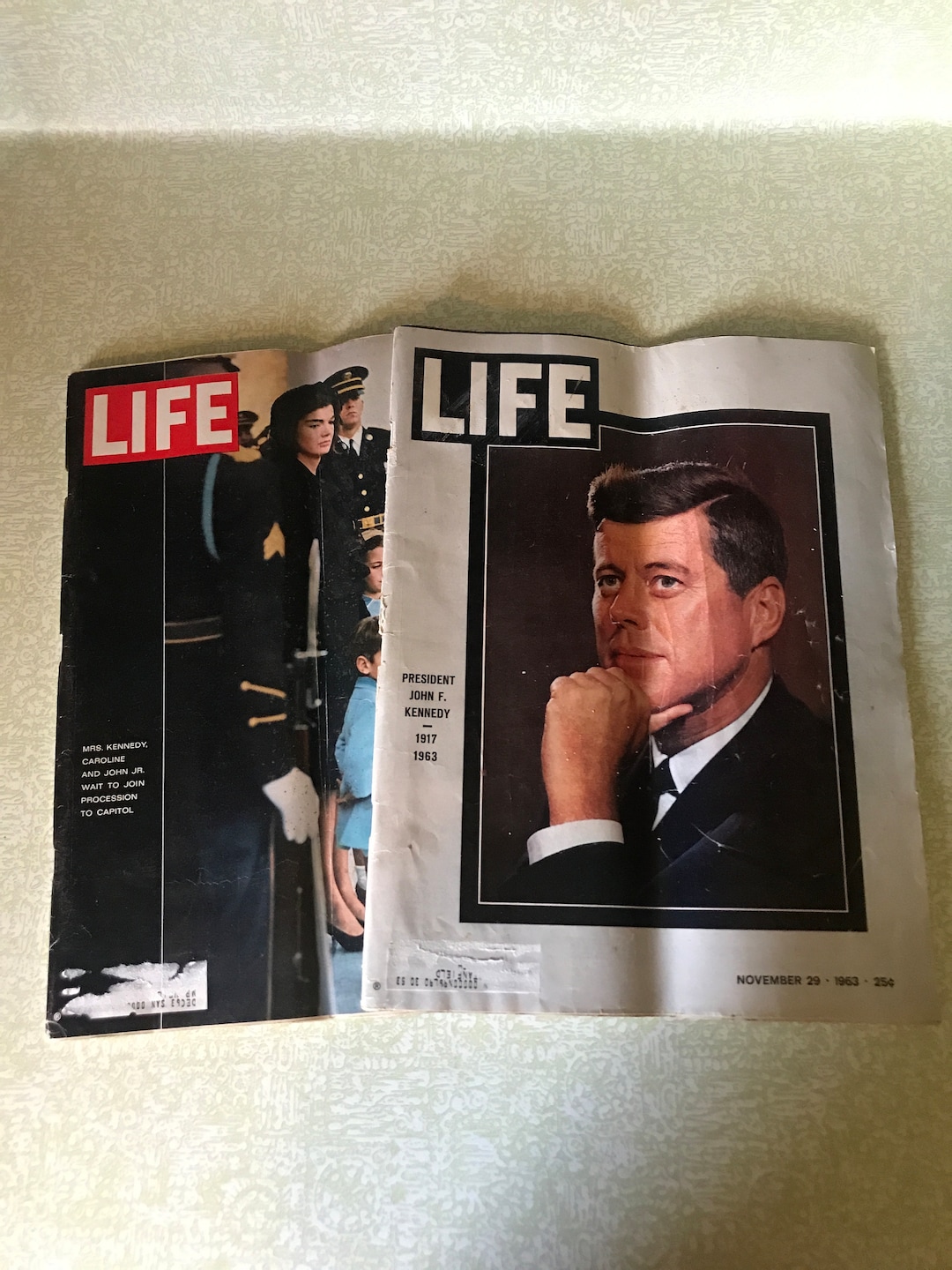 Two Vintage Life Magazine, 1963 John F Kennedy Assassination - Etsy