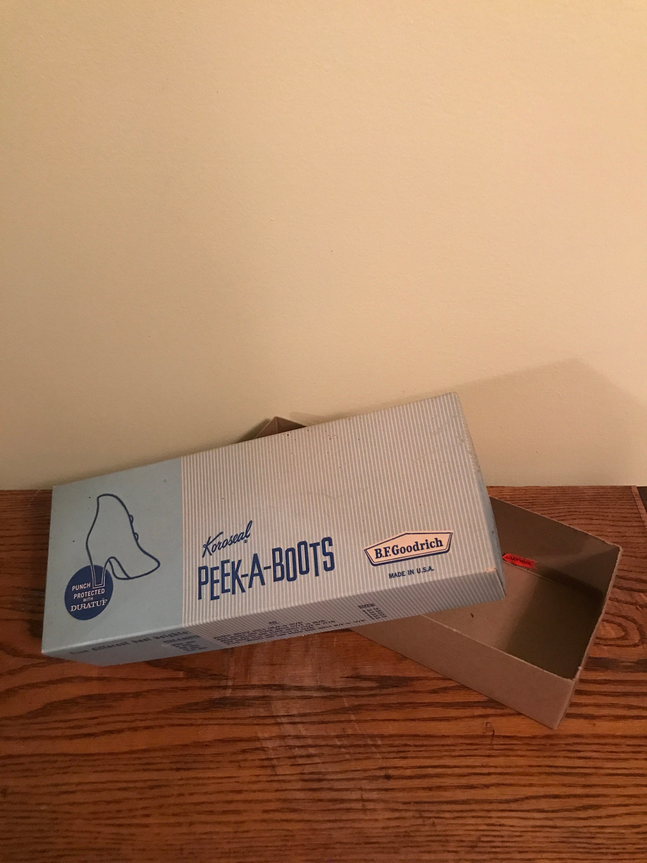 Vintage Koroseal Peek-a-boots Display Box , B.F Goodrich - Etsy