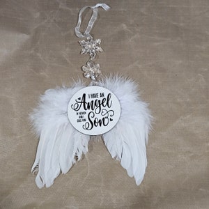 Angel Wing Memorial Ornaments - Etsy