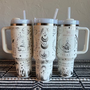 40 Oz Acotar Pattern Stanley Tumbler Cup - Etsy