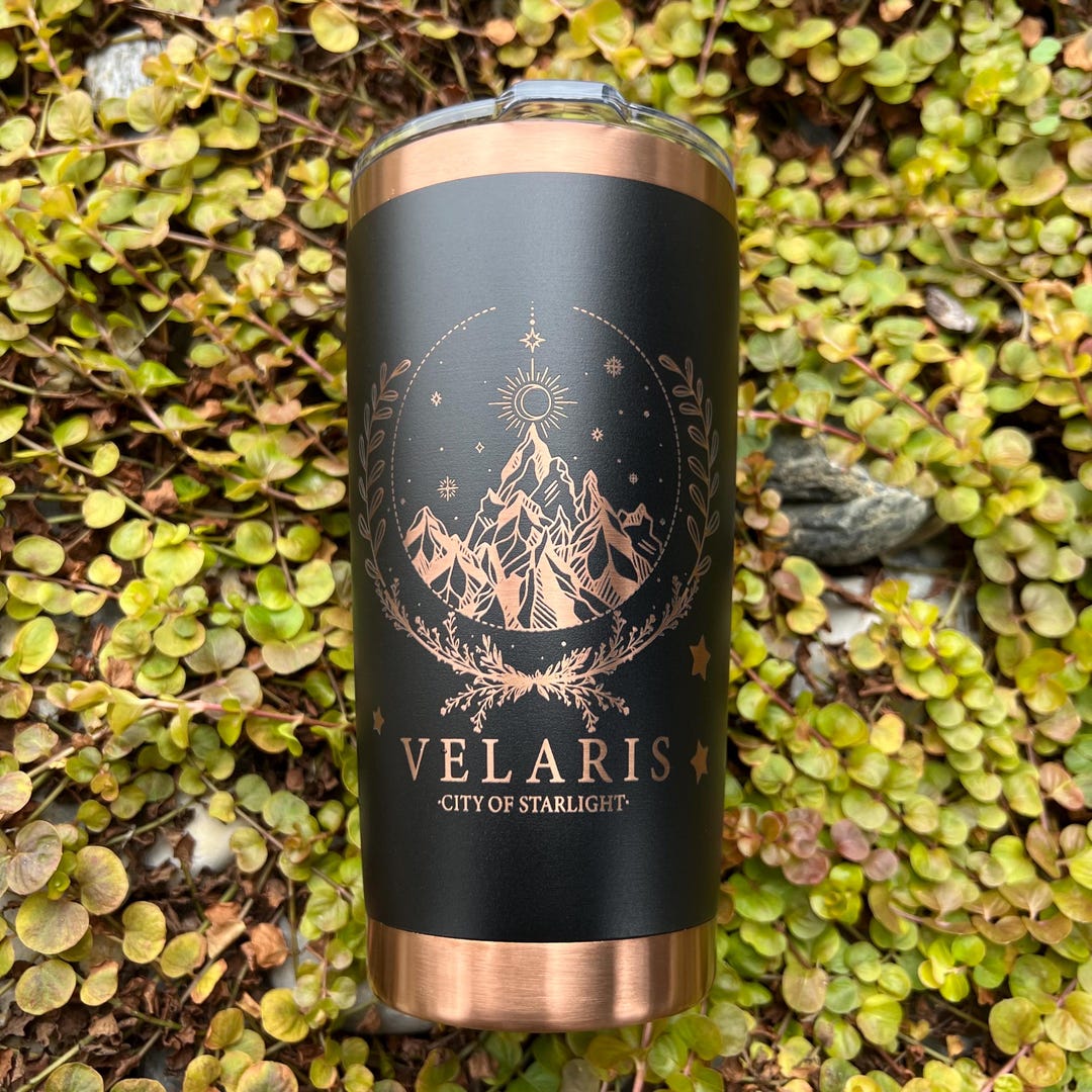 Acotar Pattern Insulated Tumbler Cup, 20oz Acotar Tumbler, Acotar Merch ...