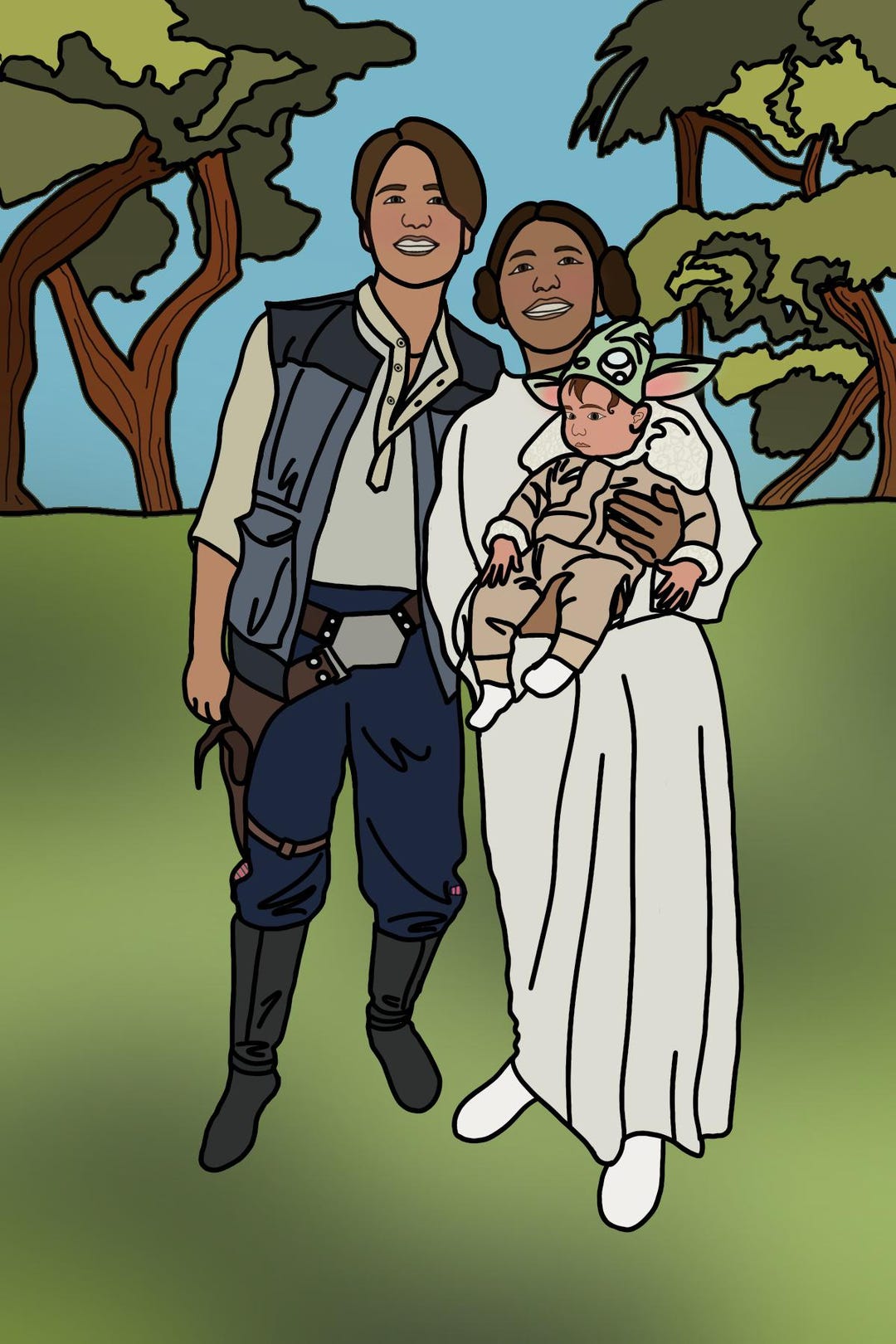 Custom Illustration | Custom Drawing | Custom Portrait | Cartoon ...
