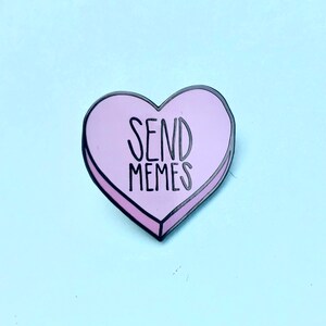 Send Memes - 1" Hard Enamel Lapel Pin - Etsy