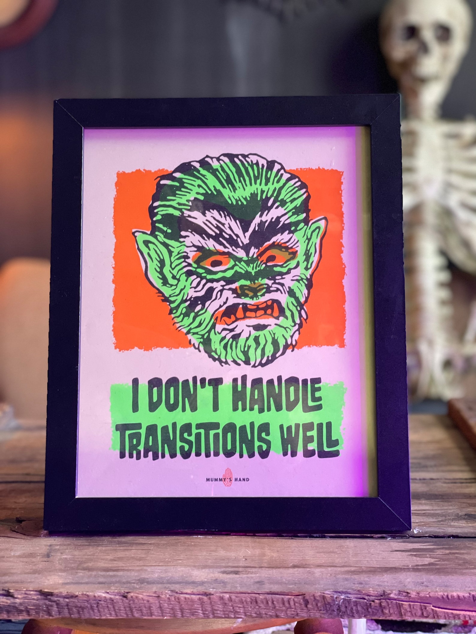 Werewolf in Therapy - Risograph Print, Illustration, Design, Limited ...