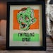 Zombie in Therapy - Risograph Print, Illustration, Design, Limited ...