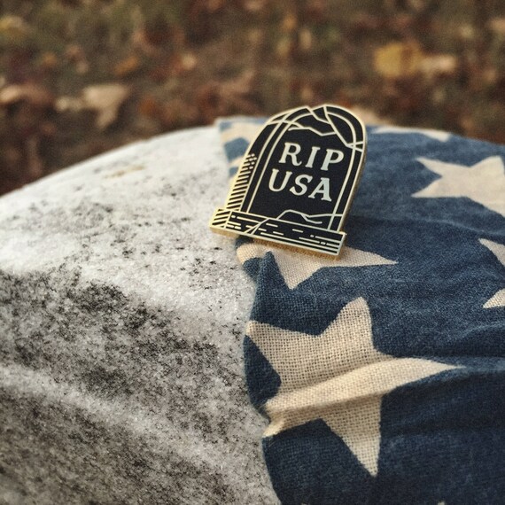 RIP USA Pin | Etsy