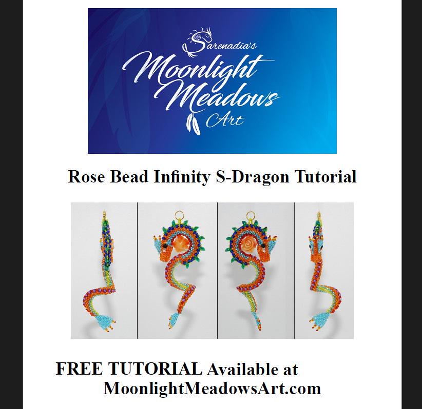 3D Beaded Dragon Kit: Infinity Rose S-dragon, DIY Beadwork - Etsy