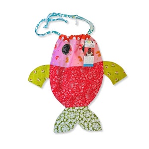 Kid's Drawstring Fish Bag- Handmade in Haiti. - Etsy