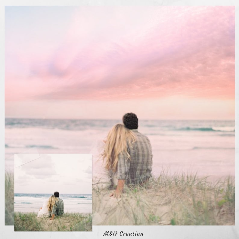 30 Romantic Skies Overlay Sky Overlays Photoshop Overlays - Etsy