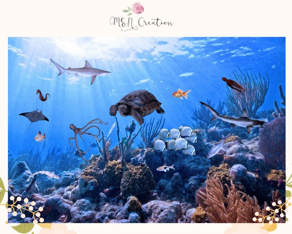 25 Ocean Overlays Fish Overlays Photoshop Overlay Sea - Etsy Australia
