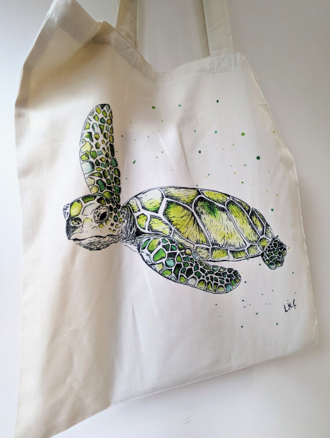 The Turtle Tote Turtle Design Turtle Bag Shopping Bag - Etsy
