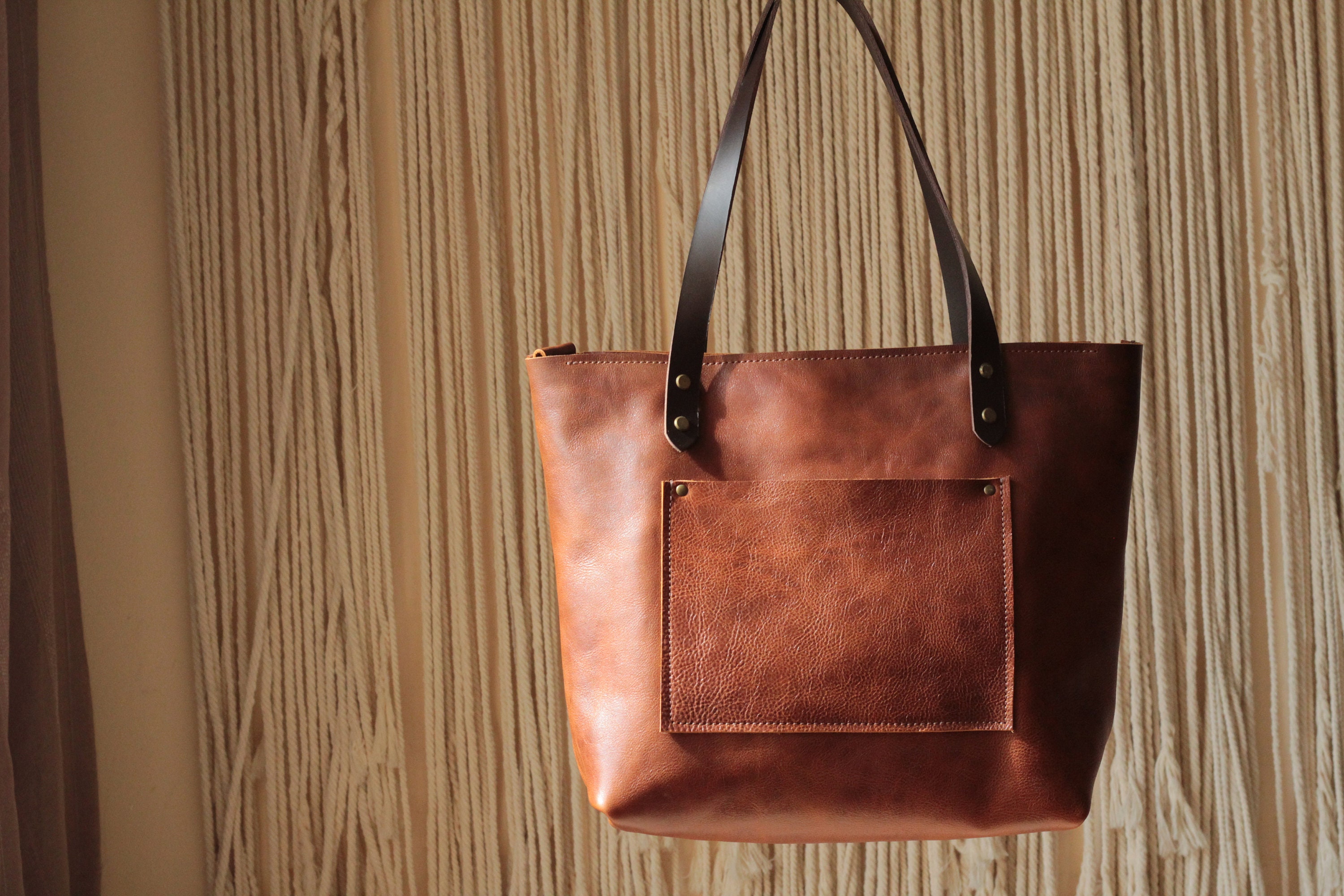 Leather tote bag Tote bag leather Tote bag Leather tote | Etsy