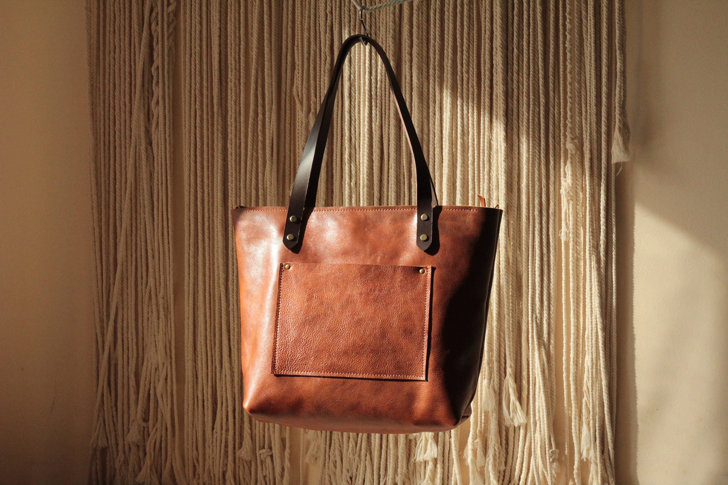 Leather tote bag Tote bag leather Tote bag Leather tote | Etsy