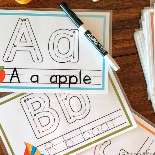 Alphabet Flashcards Printable Oversized ABC Cards Jumbo - Etsy