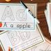 Alphabet Flashcards, Printable Oversized ABC Cards, Jumbo Tracing Cards ...