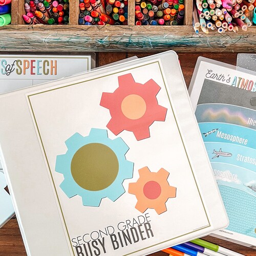 Second Grade Busy Binder Printable Educational Activities - Etsy