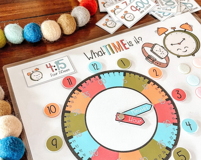 Learning to Tell Time | Kids Learning Clock | Printable Clock | Life ...