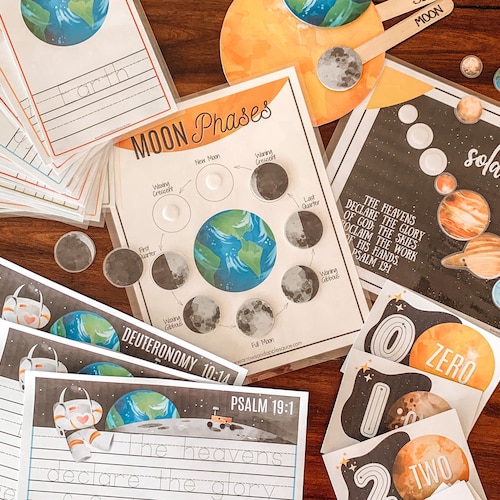 Solar System Unit Study Homeschool Outer Space Learning - Etsy