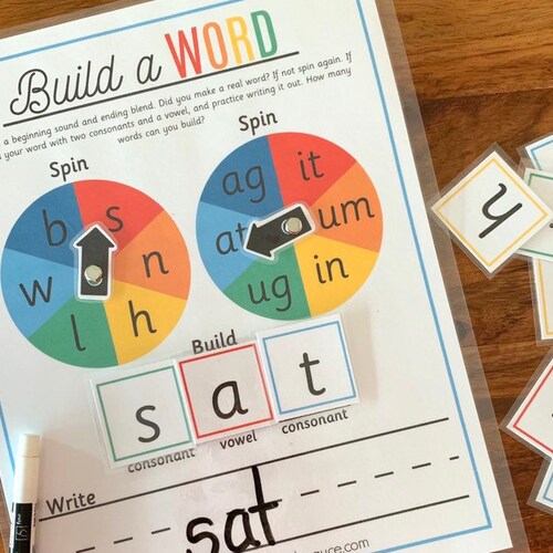 Sight Word Practice Printable Spelling Game Kindergarten | Etsy