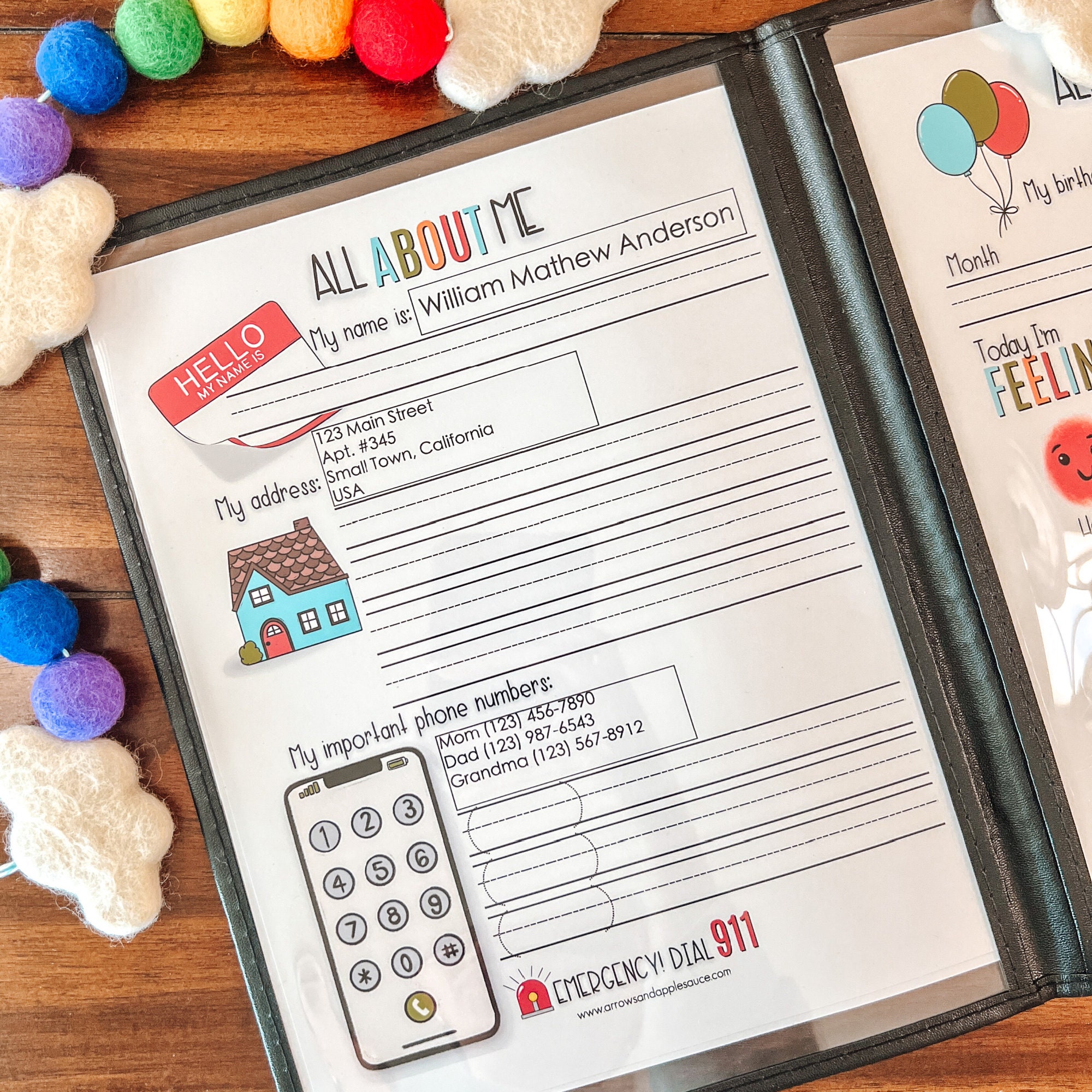 Morning Menu, EDITABLE Printable Calendar Time Activities, Educational ...