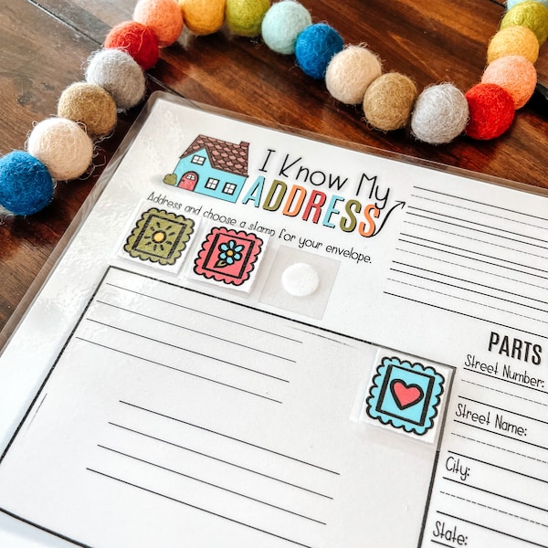 Address Kids Practice - Etsy