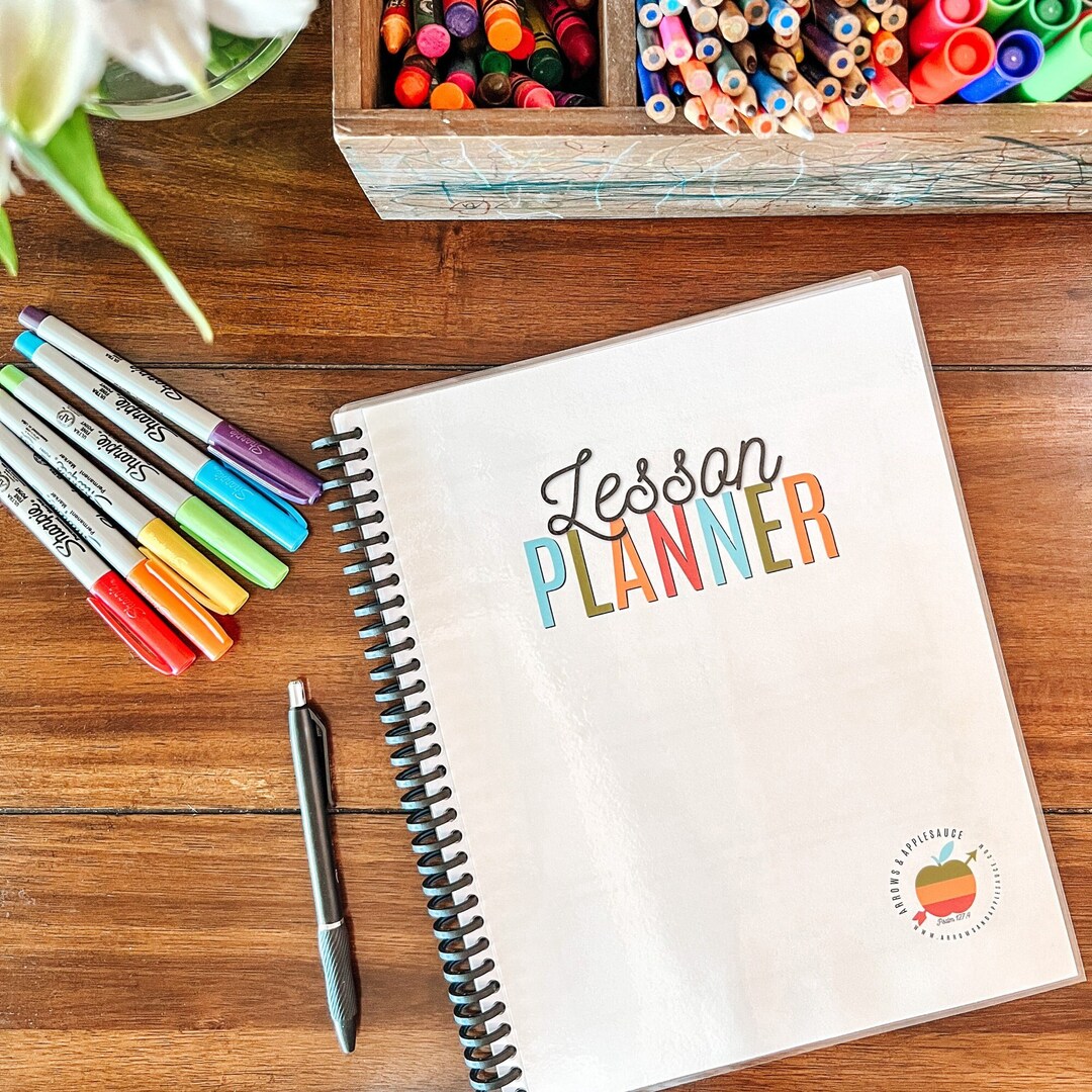 Printable Lesson Planner, Undated Homeschool Planner, Habit Tracker ...