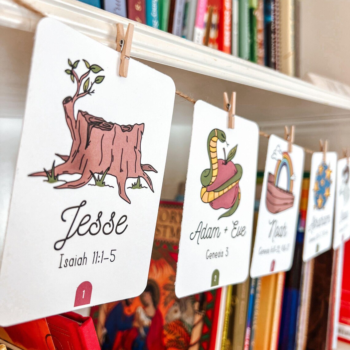 Jesse Tree Printable Advent Activities, Christmas Countdown Tradition ...