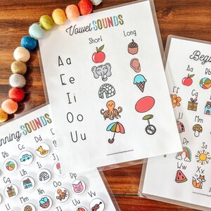Beginning Sounds, Alphabet Practice, Vowel Sounds, Classroom Charts ...