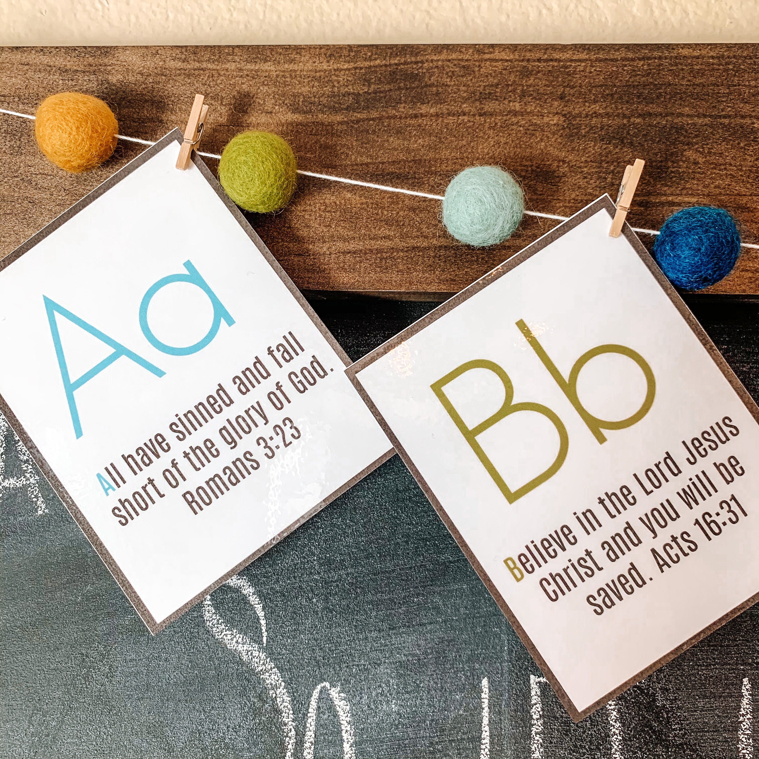 Alphabet Bible BUNDLE, Printable Verse Tracing Worksheets, Bible Verse ...