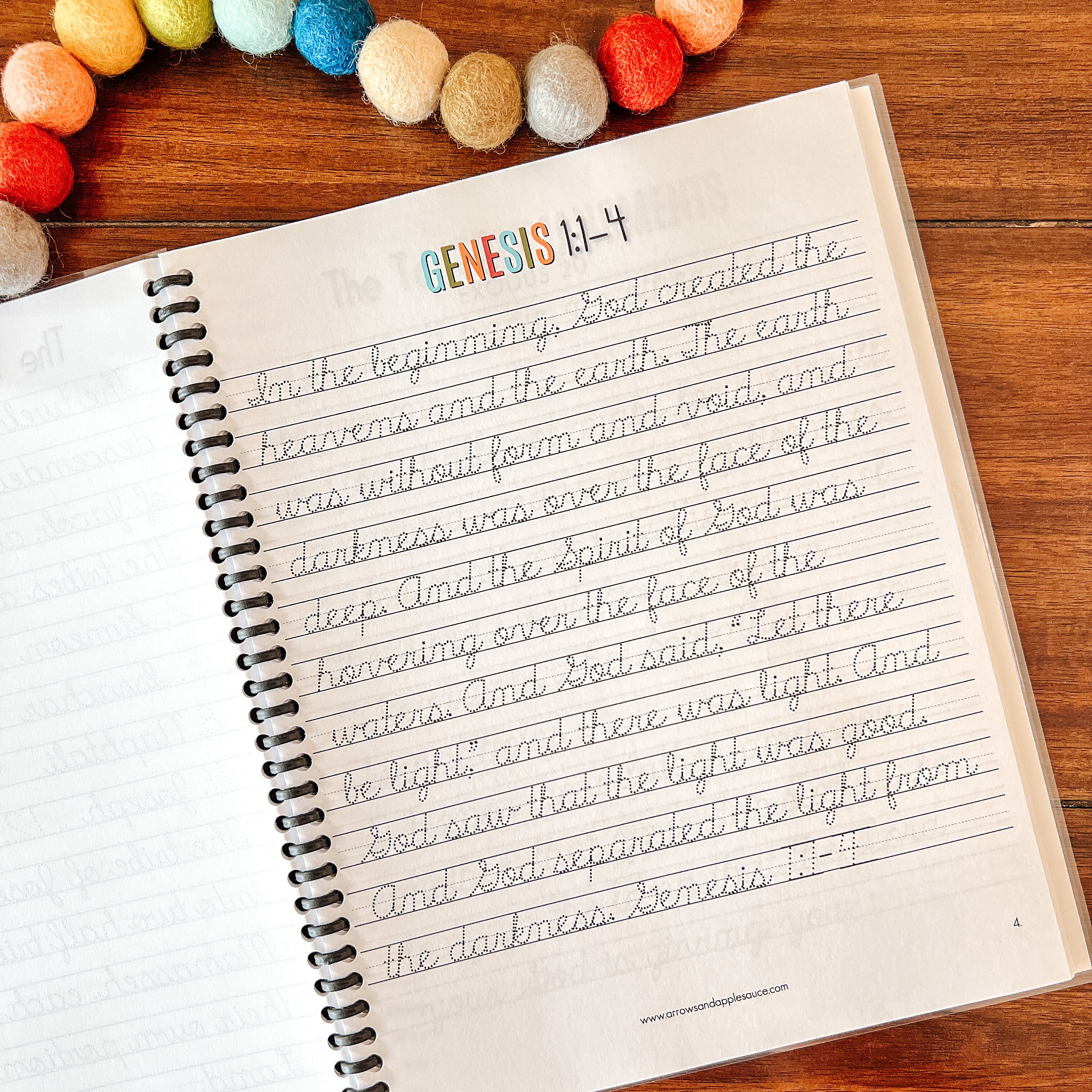 Cursive Bible Verse Printable Tracing Workbook, ESV Scripture ...